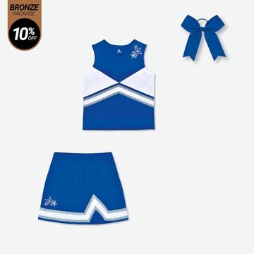 Cheerleading Packages with Uniform, Socks, Poms and Shoes