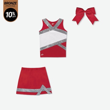 Cheerleading Packages with Uniform, Socks, Poms and Shoes