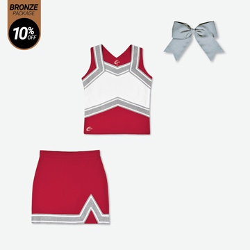 Cheerleading Packages with Uniform, Socks, Poms and Shoes