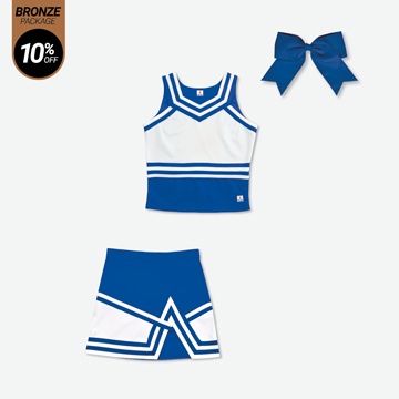 Cheerleading Packages with Uniform, Socks, Poms and Shoes