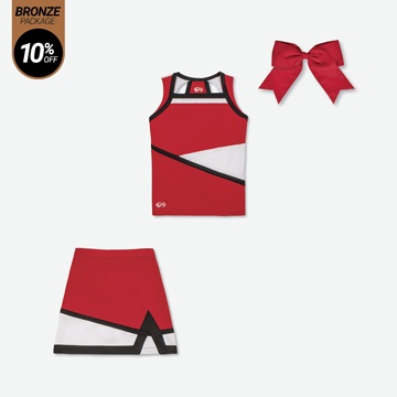 Cheerleading Packages with Uniform, Socks, Poms and Shoes