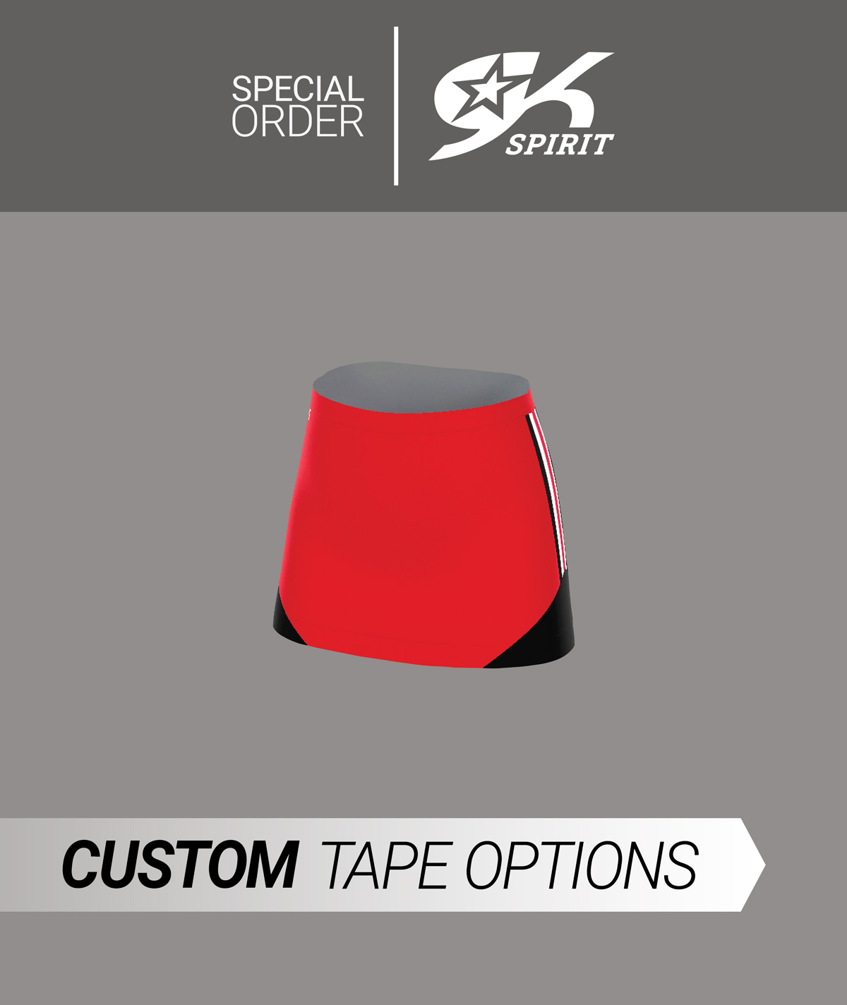 GK Spirit Skirt With Side Tape | Omni Cheer