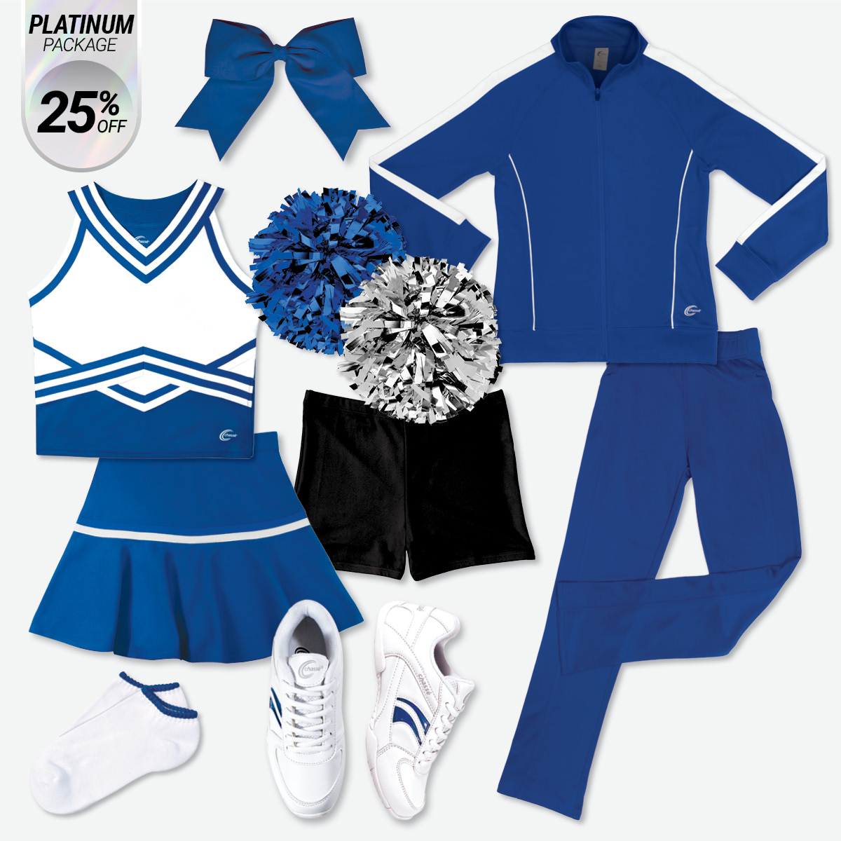 Cheer Uniform Packages: Cheerleading Packages with Uniform, Socks, Poms ...