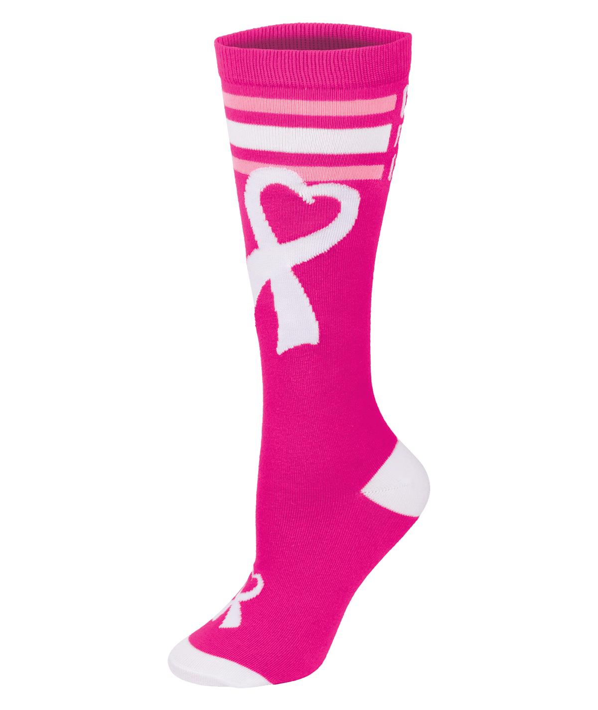 Chasse Cheer for the Cause Ribbon Knee-High Sock - Cheer Socks | Omni Cheer
