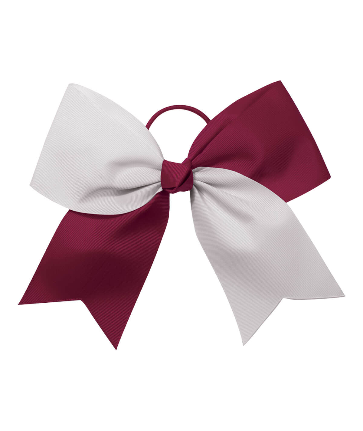 maroon cheer bow